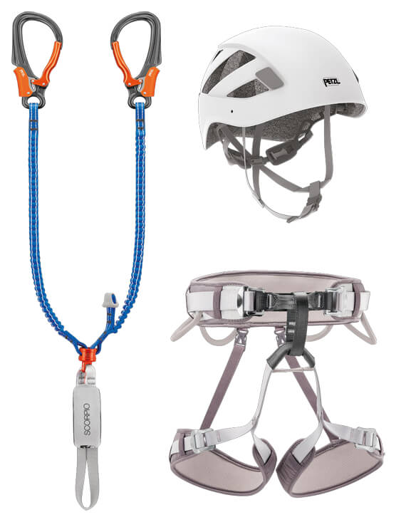 Petzl Kit Via Ferrata Eashook Bela | hervis.si